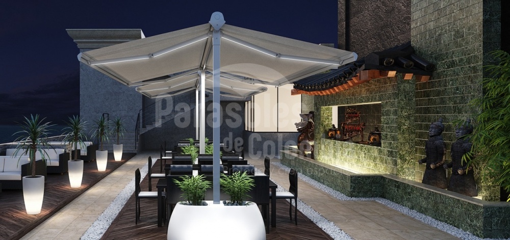 TOLDO ENROLLABLE - Parasoles de Colombia